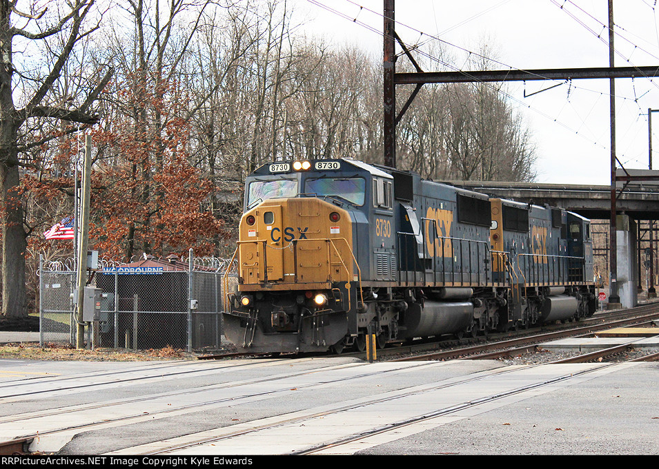 CSX SD60I #8730 on Q418-22